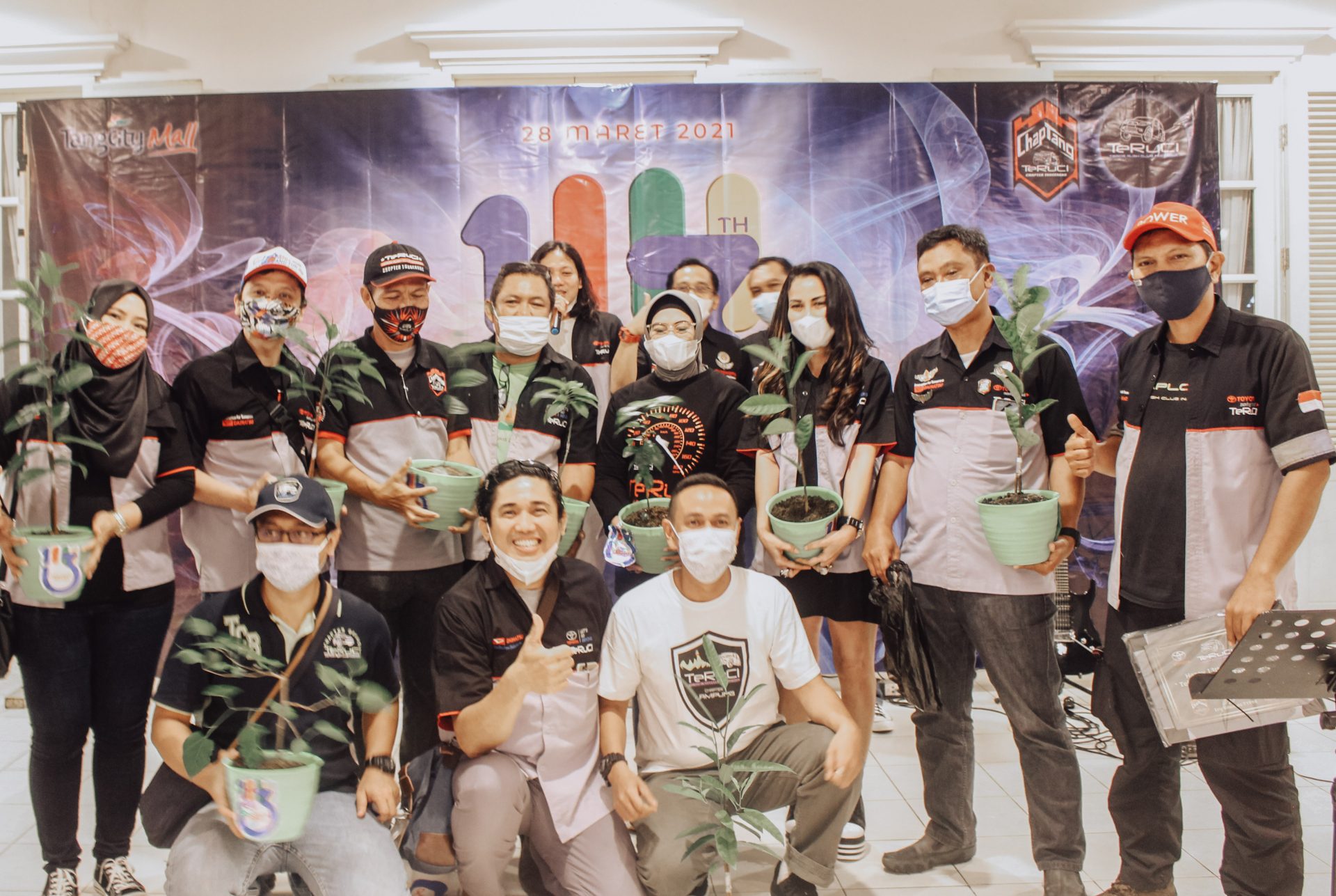 Terios Rush Club Indonesia (TeRuCi) Tangerang Ultah Terapkan Prokes